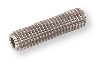 Gewindestift, DIN 916, Stahl, 45H, verzinkt, mit Ringschneide | Berner®